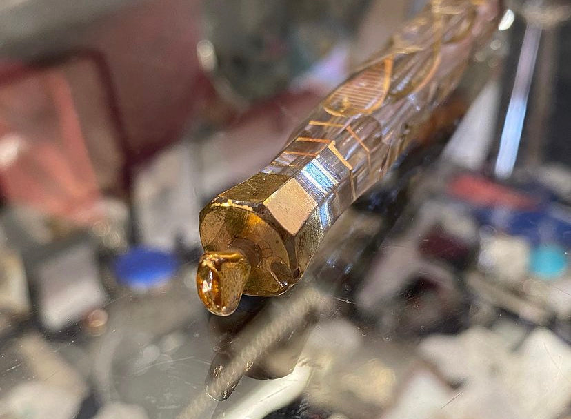 Victorian Lachrymatory Scent Bottle Or Tear Catcher – Red House Antique ...