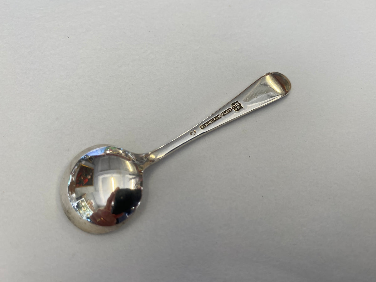 Antique North Eastern Railway Silver Plated Mustard Spoon c.1895 – Red ...